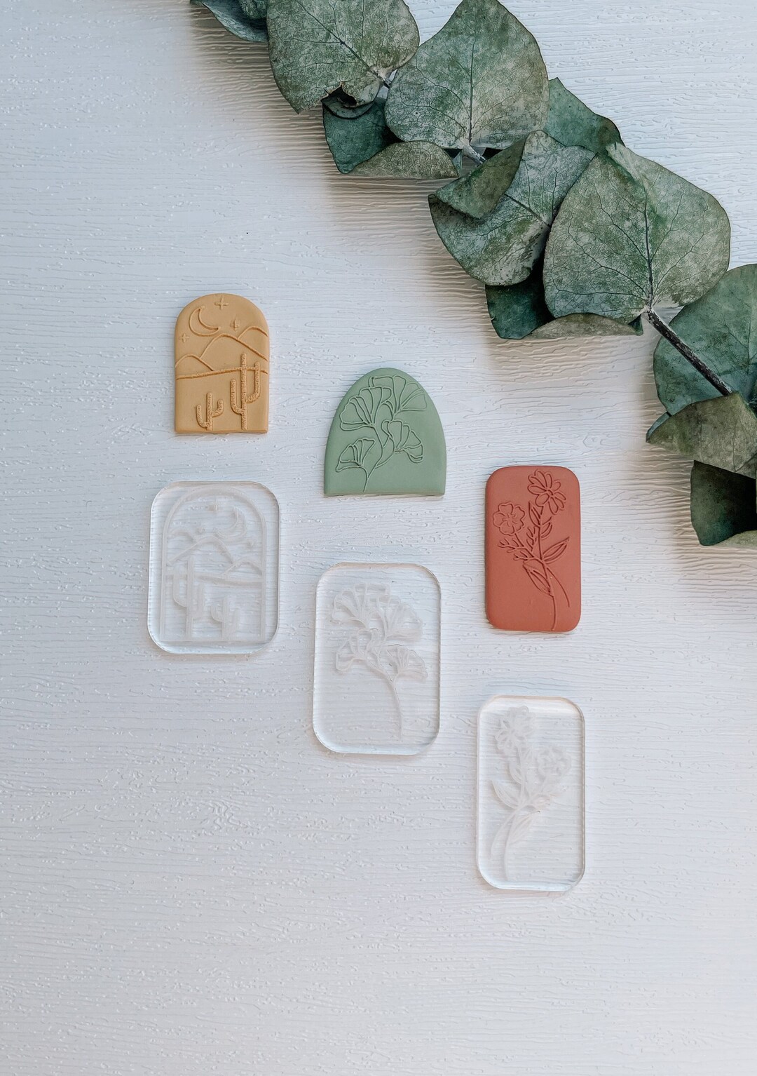 Acrylic Embossing Stamp / Clay Cutter / Clay Cutter / Fimo Cutter ...