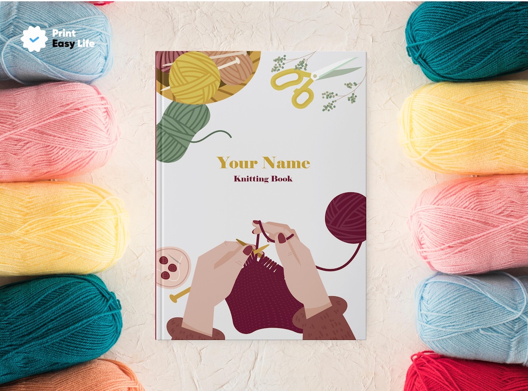 Personalized Knitting Project Journal: A5 Knitting Notebook - Etsy