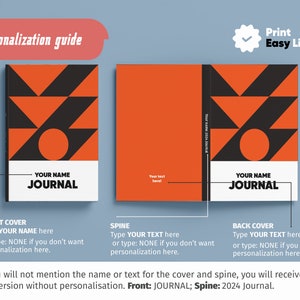 2024 Journal ! Notebook With 2024 Calendar ! Free Personalization ...