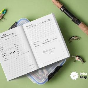 Personalized Fishing Log Book: Angler's Journal, Catch Tracker ...