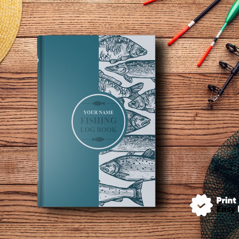 Hardcover Fishing Journal - Etsy