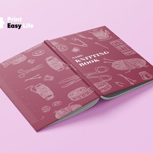 Knitting Journal ! Knitting Notebook ! Can Be Personalized ! Knitting ...