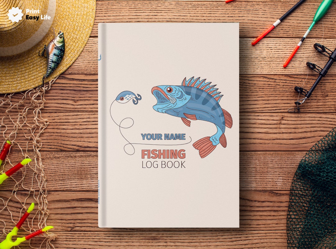Fishing Log Book | Personalized Angler Trip Log, Catch Record ...