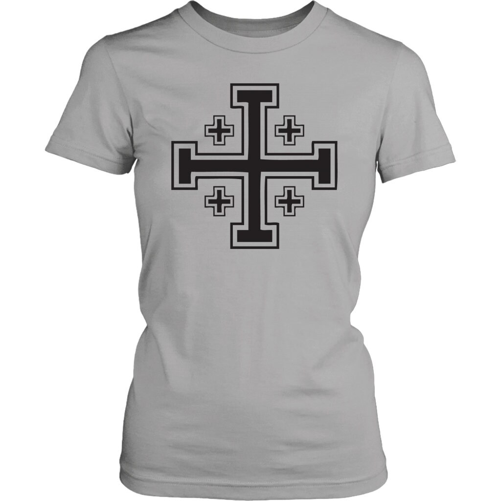 Jerusalem Cross Knights Templar Crusader Medieval Christian | Etsy
