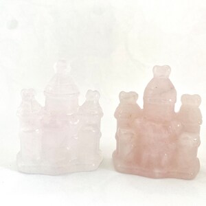Rose Quartz Castle Crystal Carving - Etsy