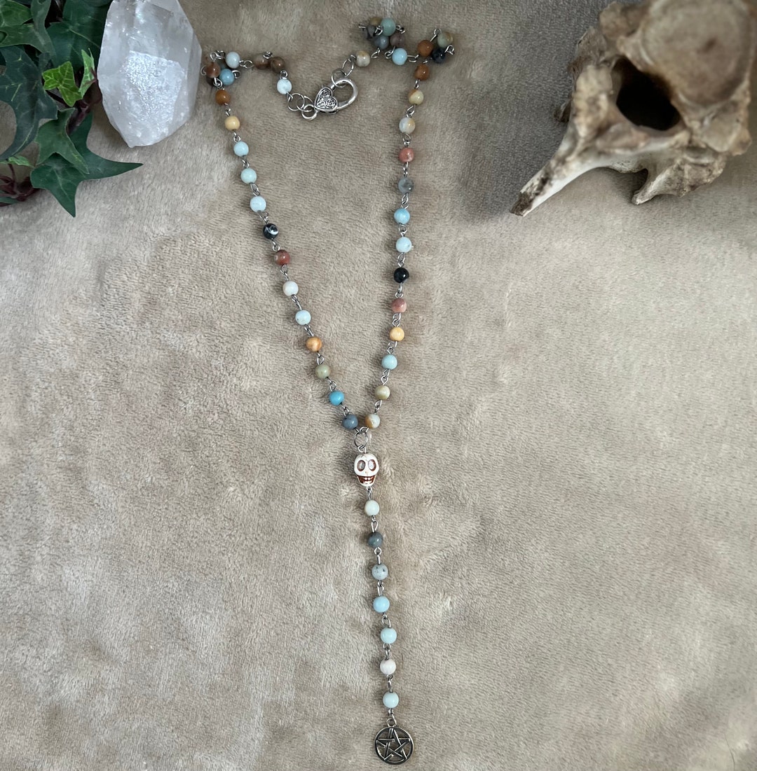 Pagan Death Rosary for Worship or Ritual Wear - Etsy