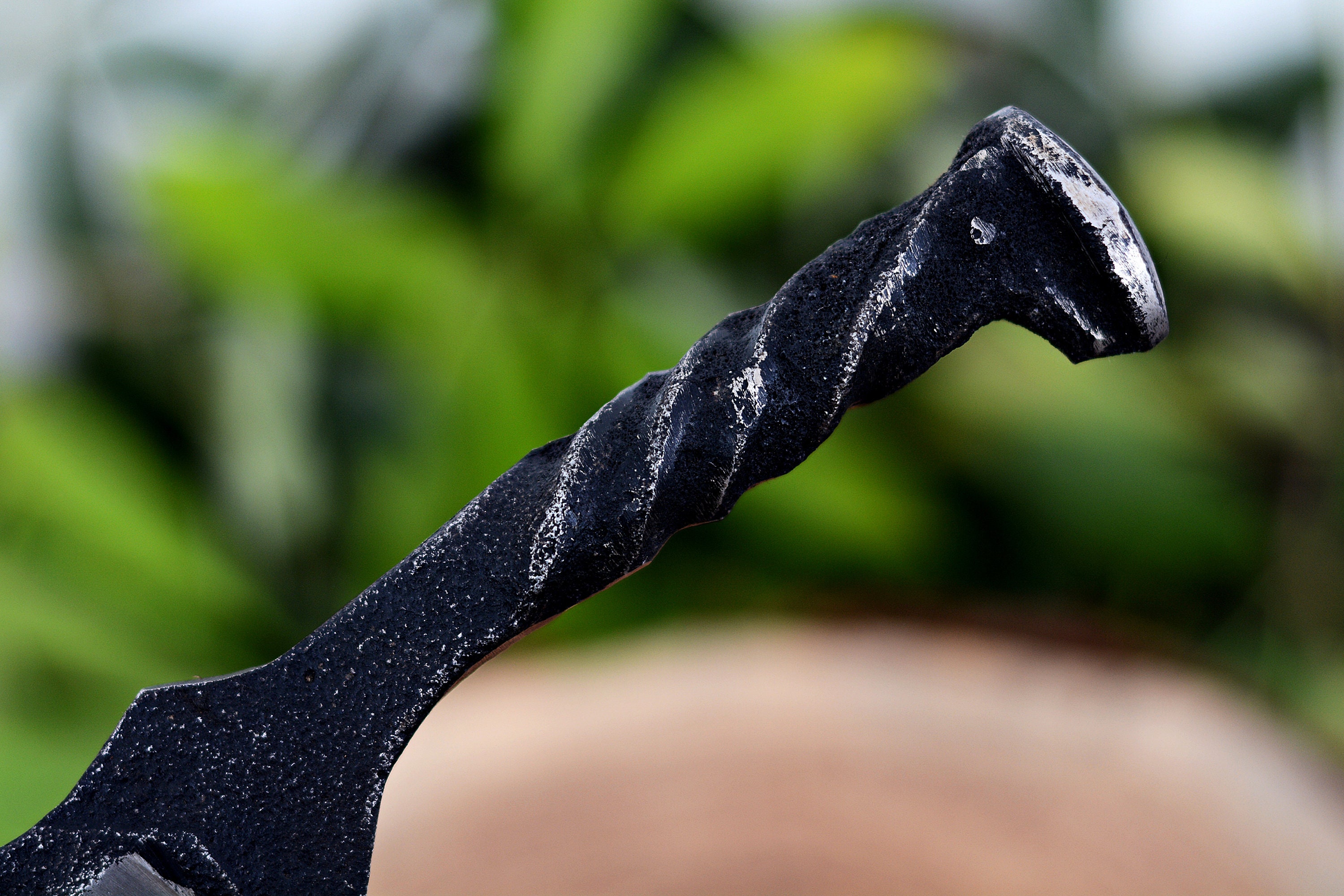 Machete Rail Iron knife Unique Design Hand Forged Gift Knife | Etsy