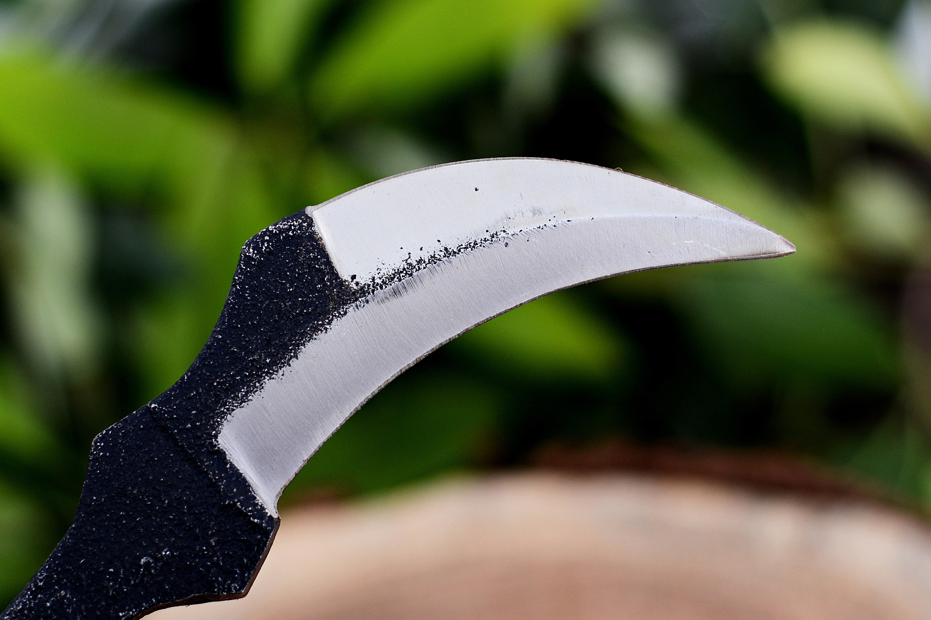 Machete Rail Iron knife Unique Design Hand Forged Gift Knife | Etsy