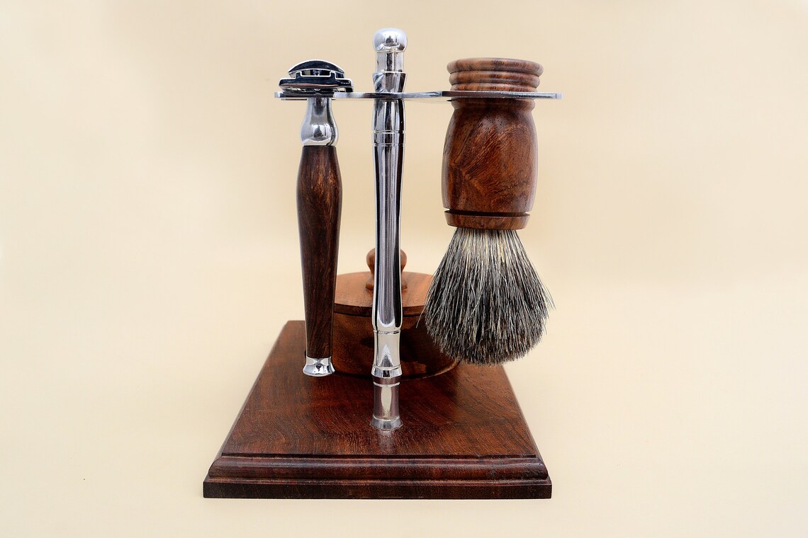 Handmade Shaving Set Wooden Shaving Set Gift Shaving Kits | Etsy