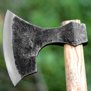 Brave Heart Axe, Viking Axe, Unique Design Axe, Hard Steel Axe, Wood ...