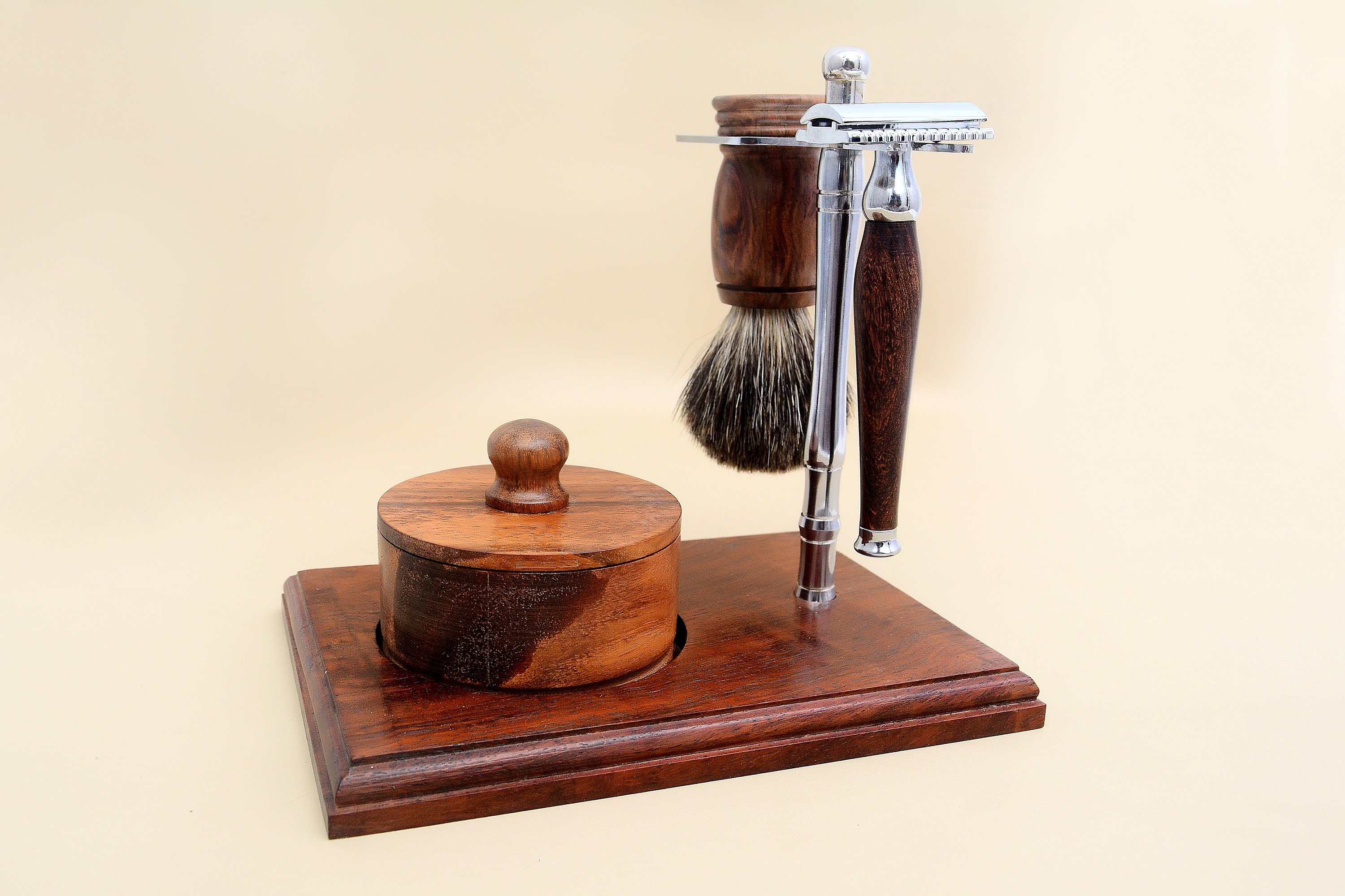 Handmade Shaving Set Wooden Shaving Set Gift Shaving Kits | Etsy