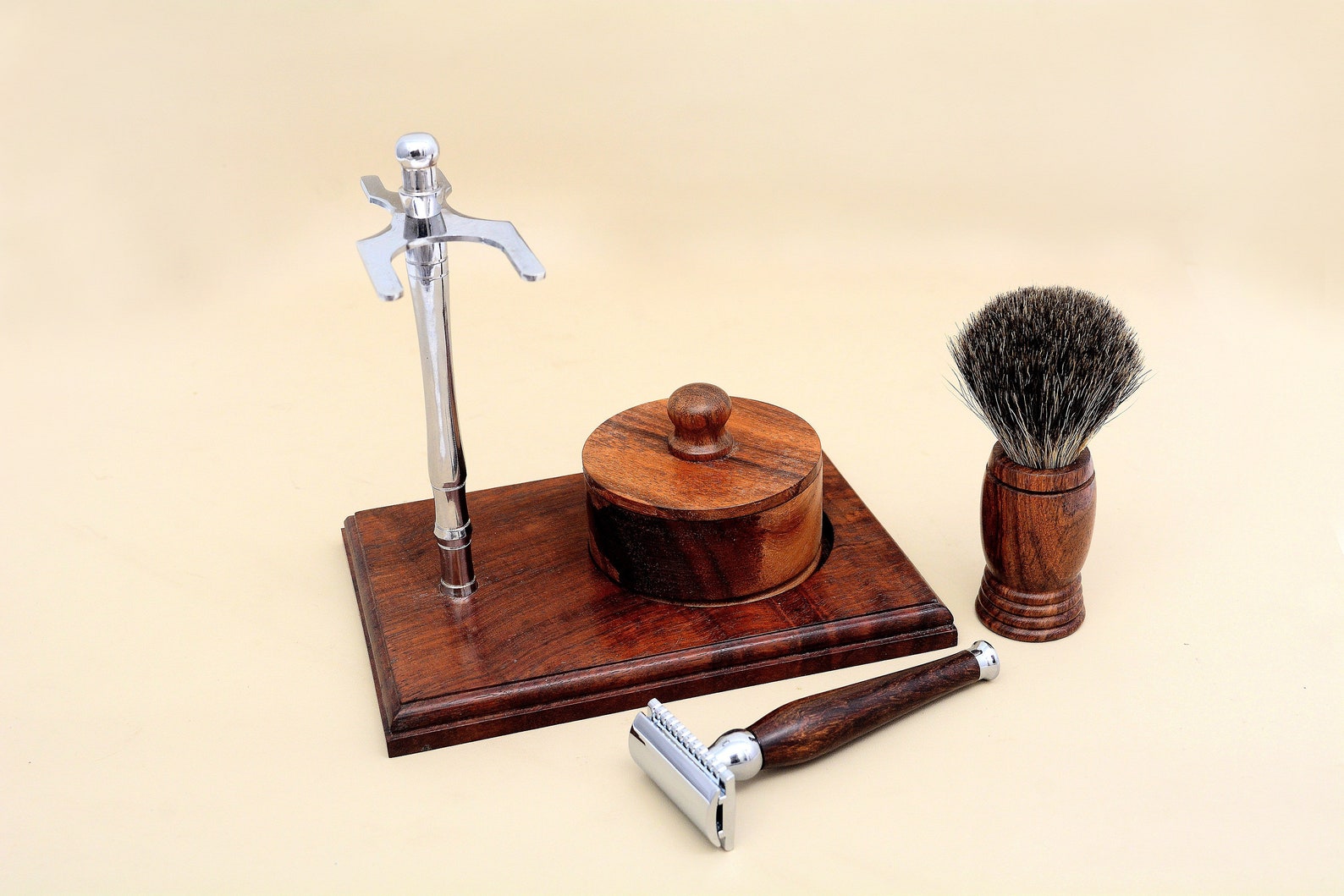 Handmade Shaving Set Wooden Shaving Set Gift Shaving Kits | Etsy