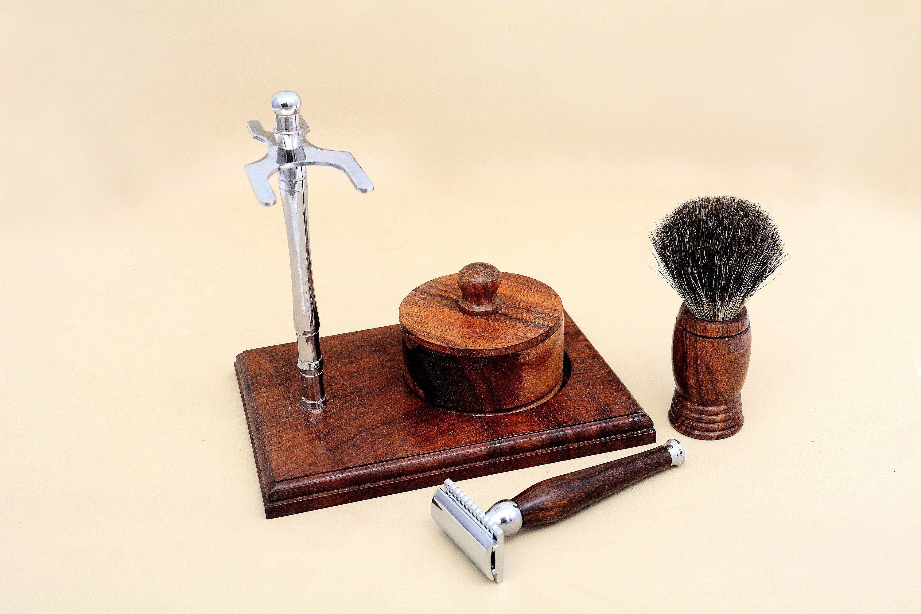 Handmade Shaving Set Wooden Shaving Set Gift Shaving Kits | Etsy