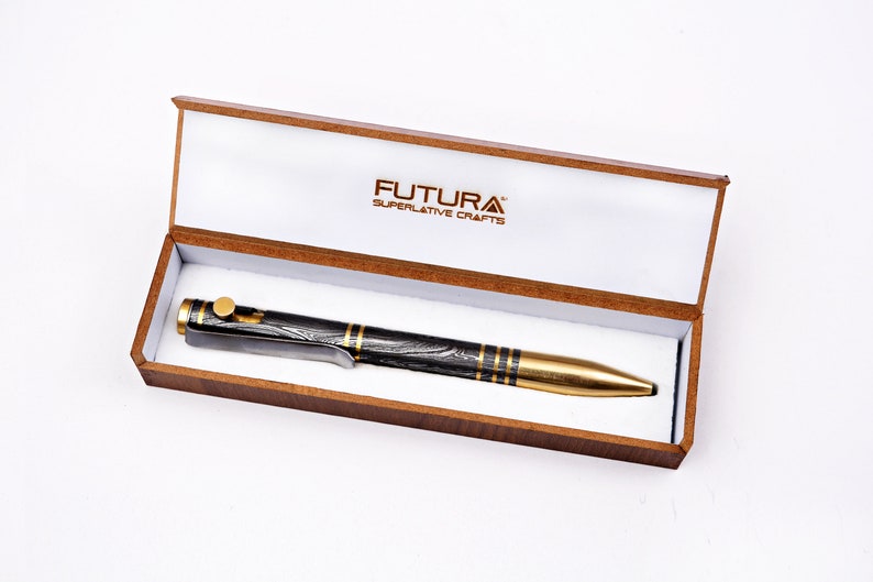 Damascus Pen Gift Pen Handmade Pen Gift Pen Steel Pen | Etsy