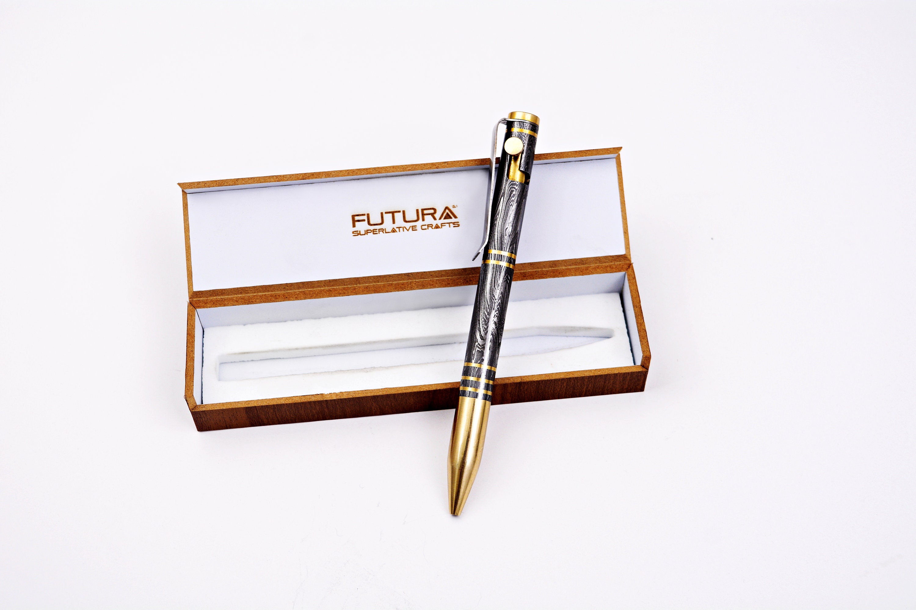 Damascus Pen Gift Pen Handmade Pen Gift Pen Steel Pen | Etsy