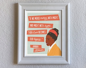 Printable Amanda Gorman the Hill We Climb Poem Digital - Etsy