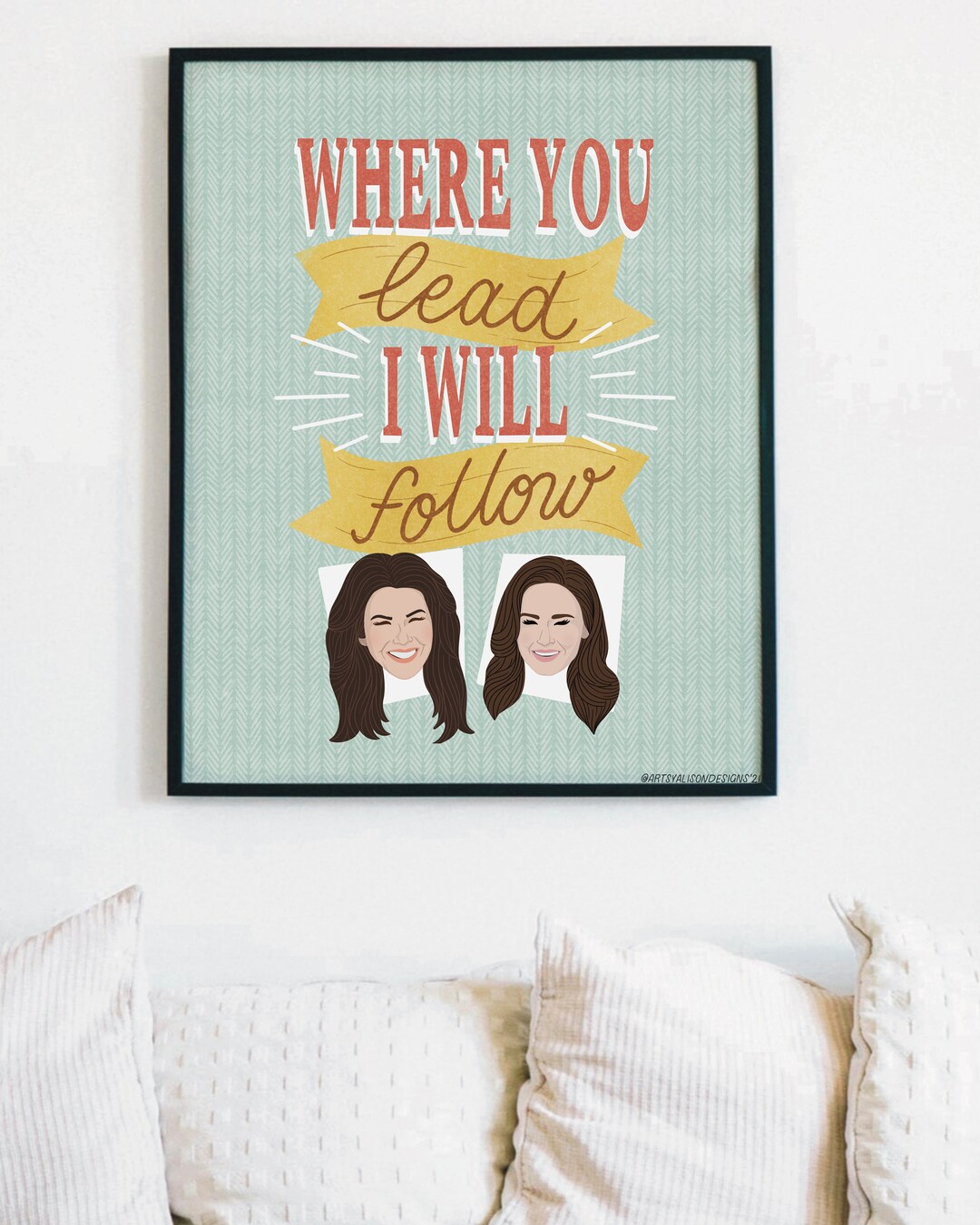 Gilmore Girls Digital Print | DIGITAL Friendship Print | Galentine's ...