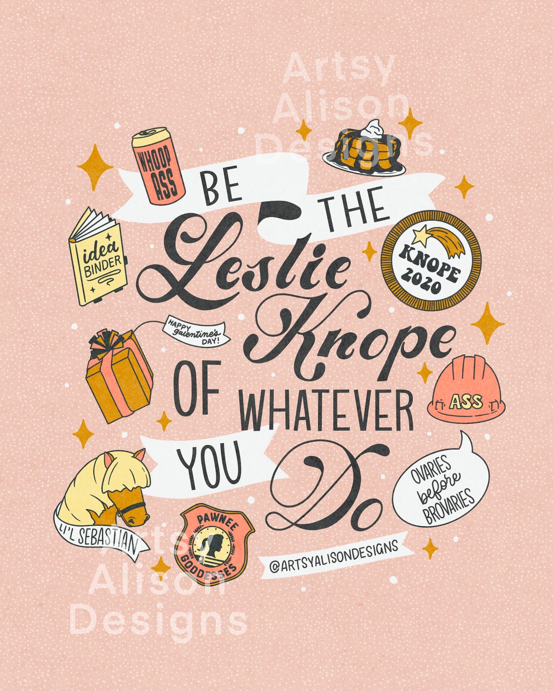 Leslie Knope Digital Print | DIGITAL Women Empowerment Art | Digital ...