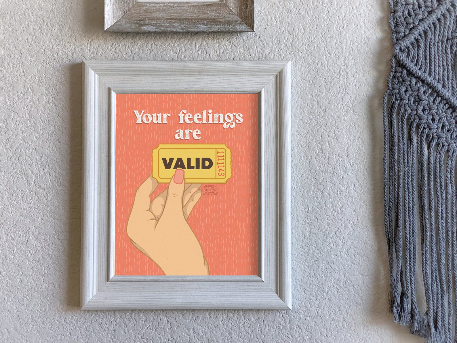 Your Feelings Are Valid | DIGITAL Printable Mental Health Print | 8x10 ...