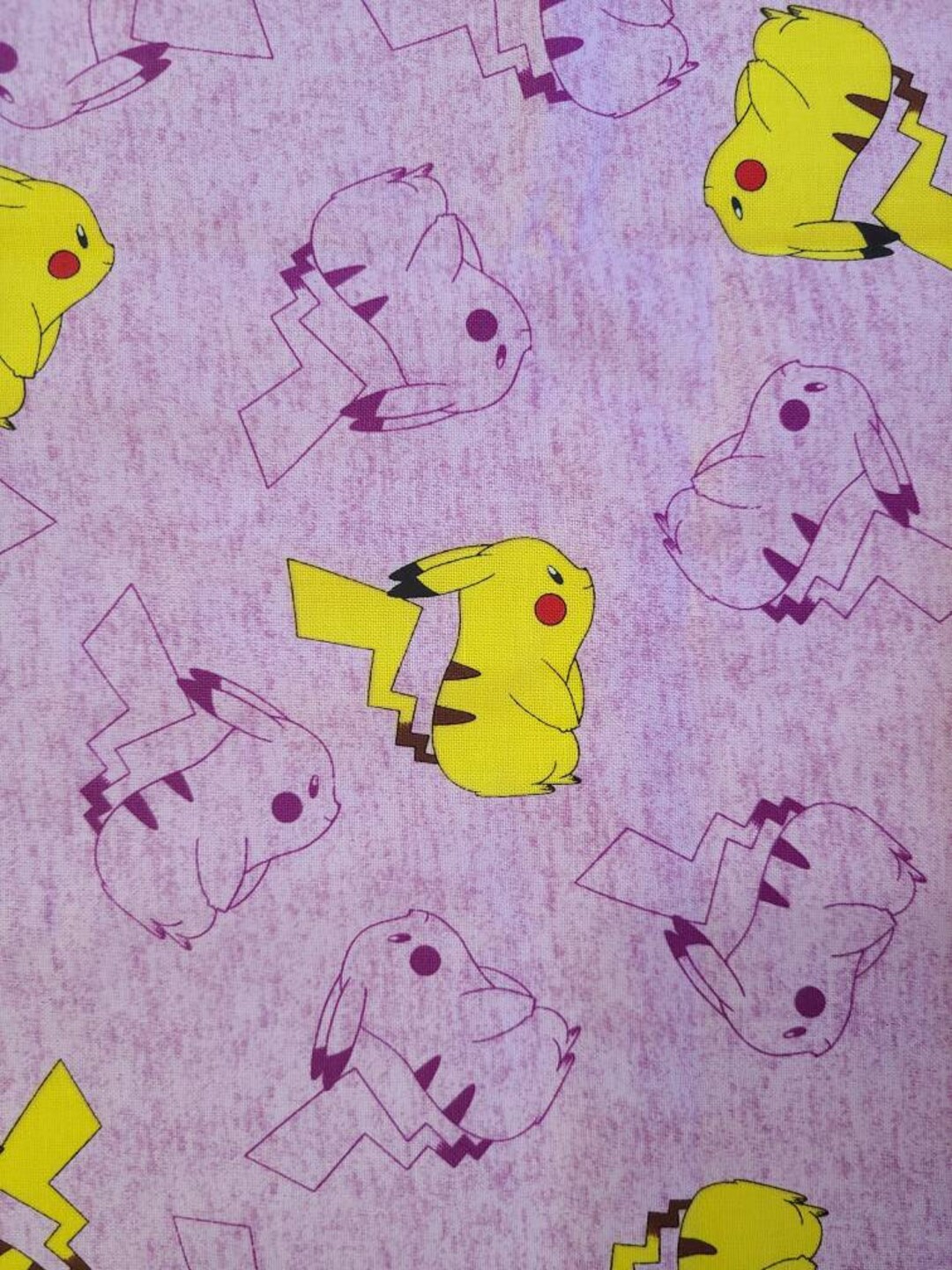 Pokemon Cotton Fabric - Etsy