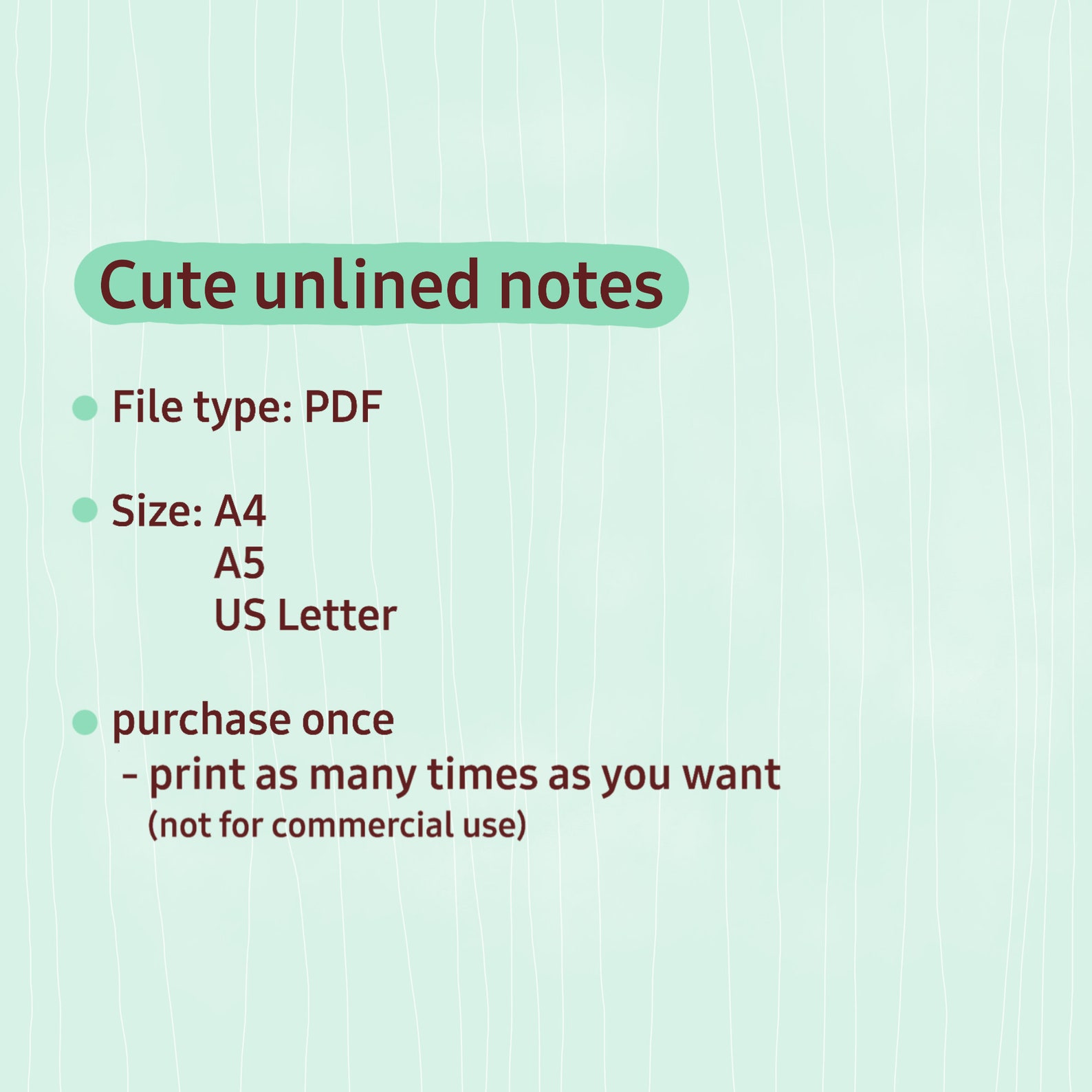 Cute Printable Notes Whale Theme - Etsy