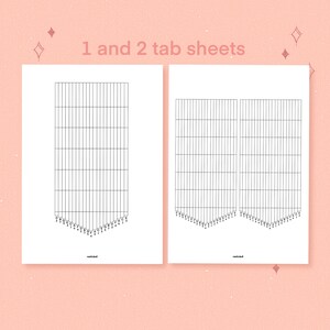 21 Key Kalimba Tab Blank Sheet Music Printable - Etsy