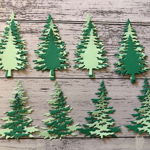 Tree Die Cuts - Etsy