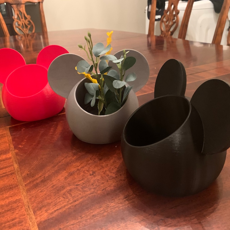 Mickey Mouse Planter - Etsy