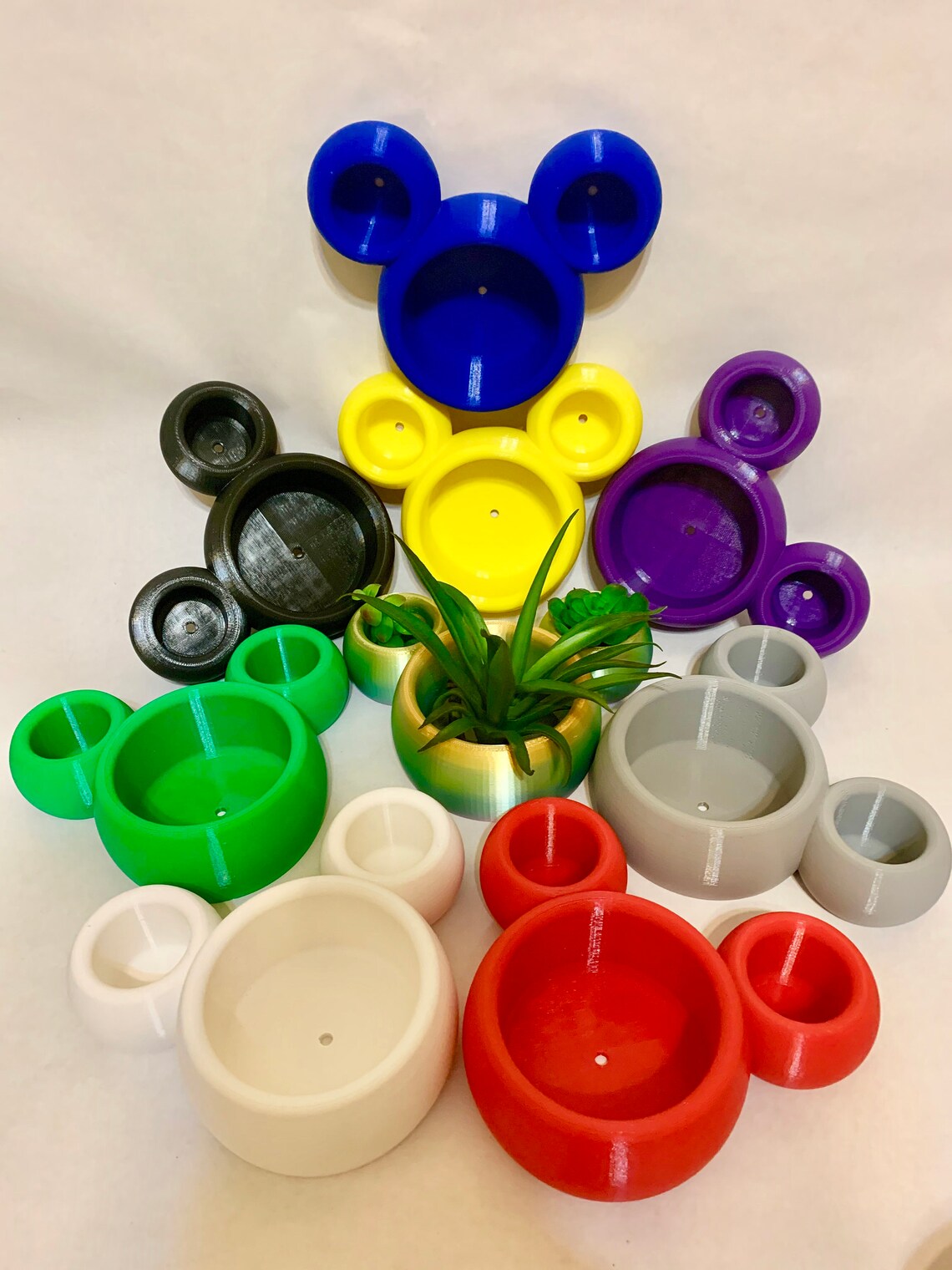 Mickey Succulent Planter Minnie Mouse Succulent Pots - Etsy