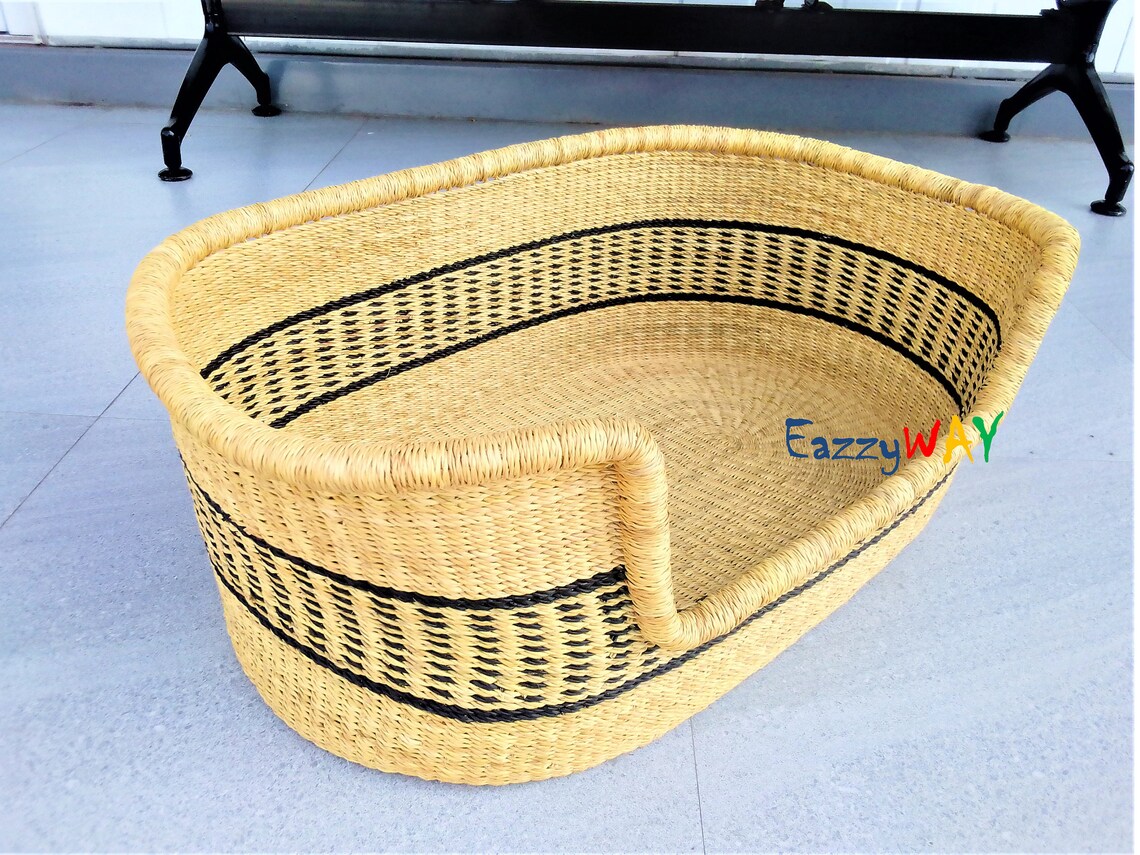 Woven Dog Basket Dog Bed Large Dog Bed Small Dog Bed Extra - Etsy