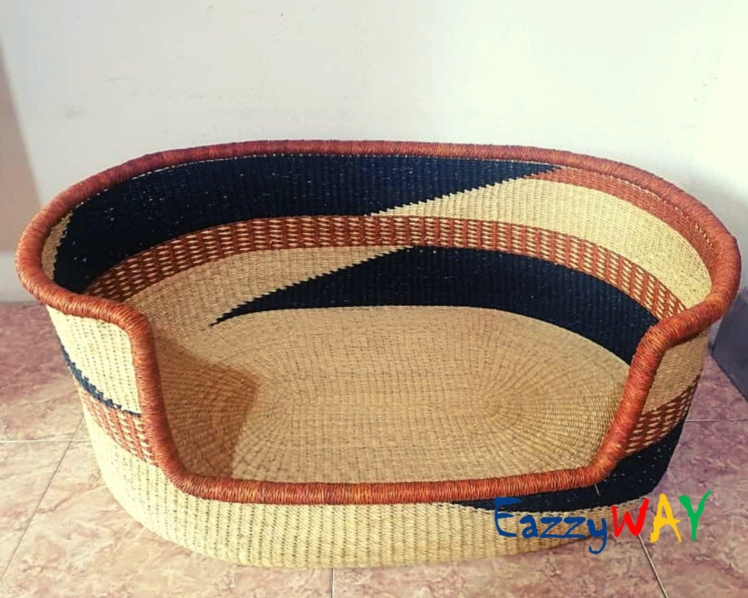 Dog Basket Bed Handmade Dog Bed Large Dog Bed Small Dog - Etsy