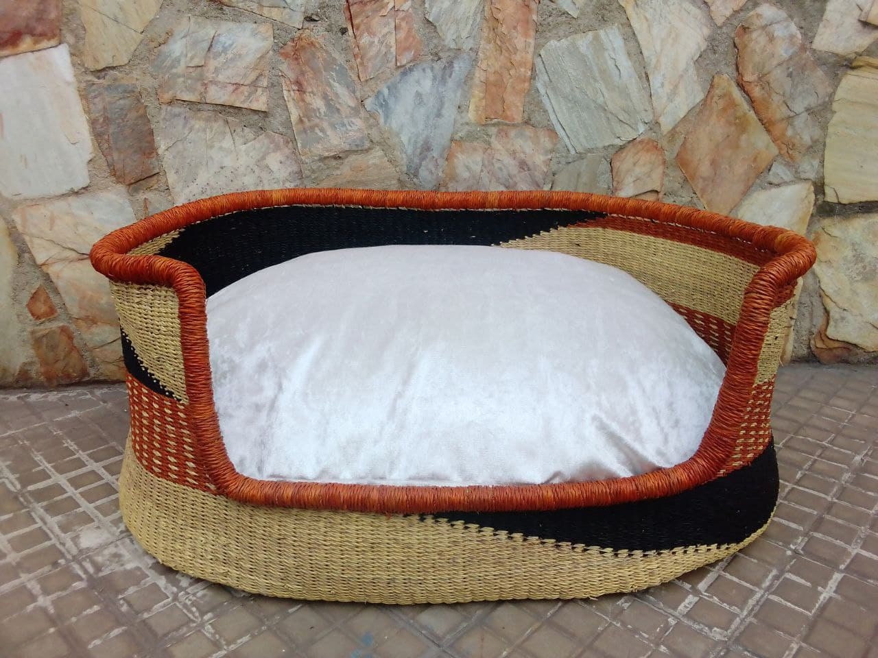 Dog Basket Bed Handmade Dog Bed Large Dog Bed Small Dog - Etsy