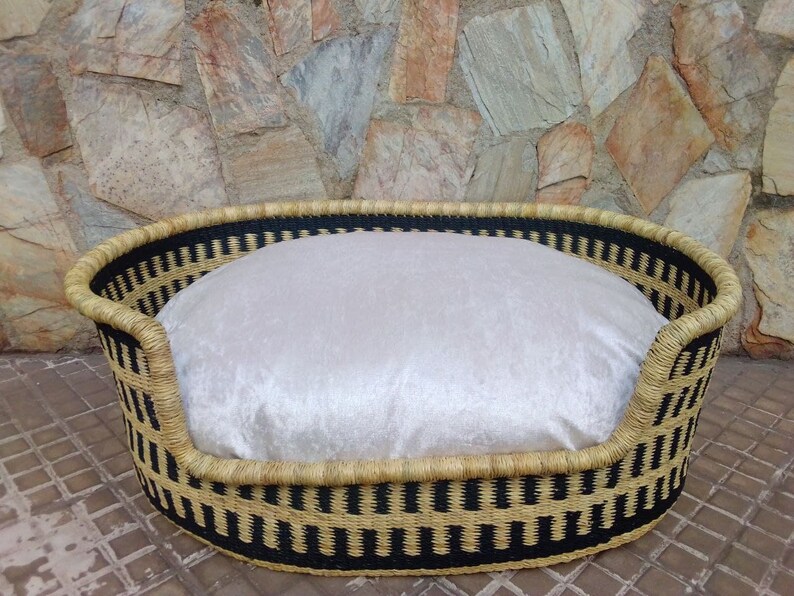 Dog Basket Bed Handmade Dog Bed Large Dog Bed Small Dog - Etsy