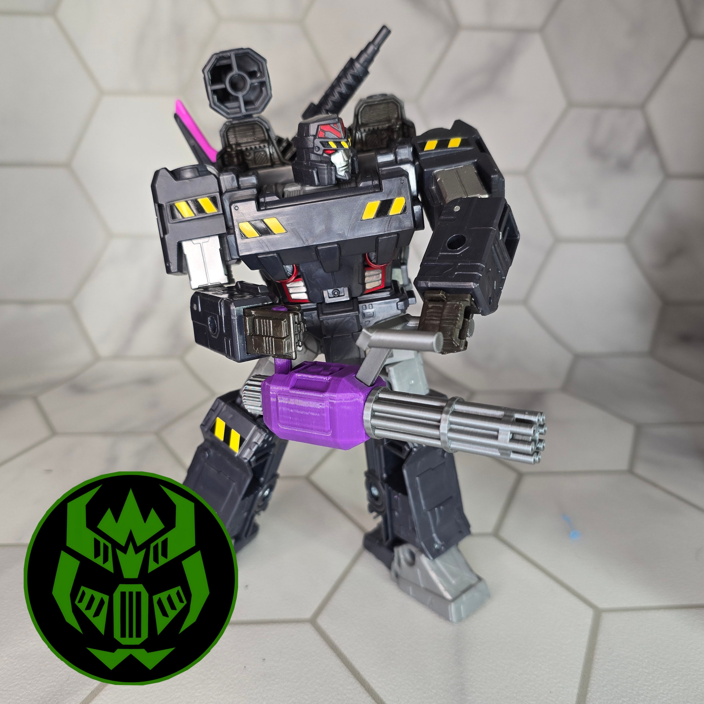 Transformers Minigun in Purple/silver - Etsy
