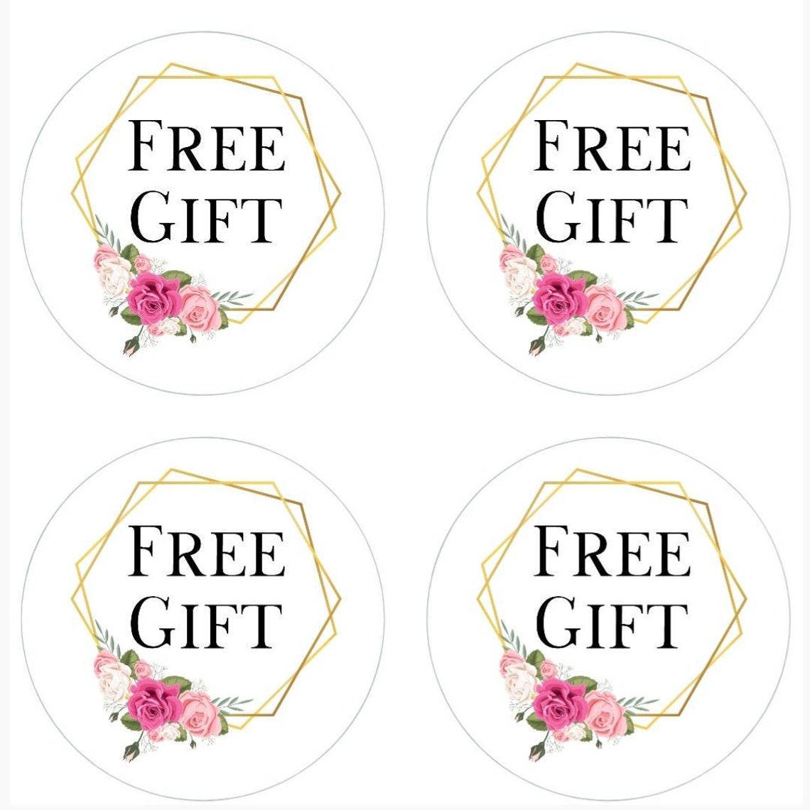Free Gift Sticker Freebie Sticker Free Sample Sticker | Etsy