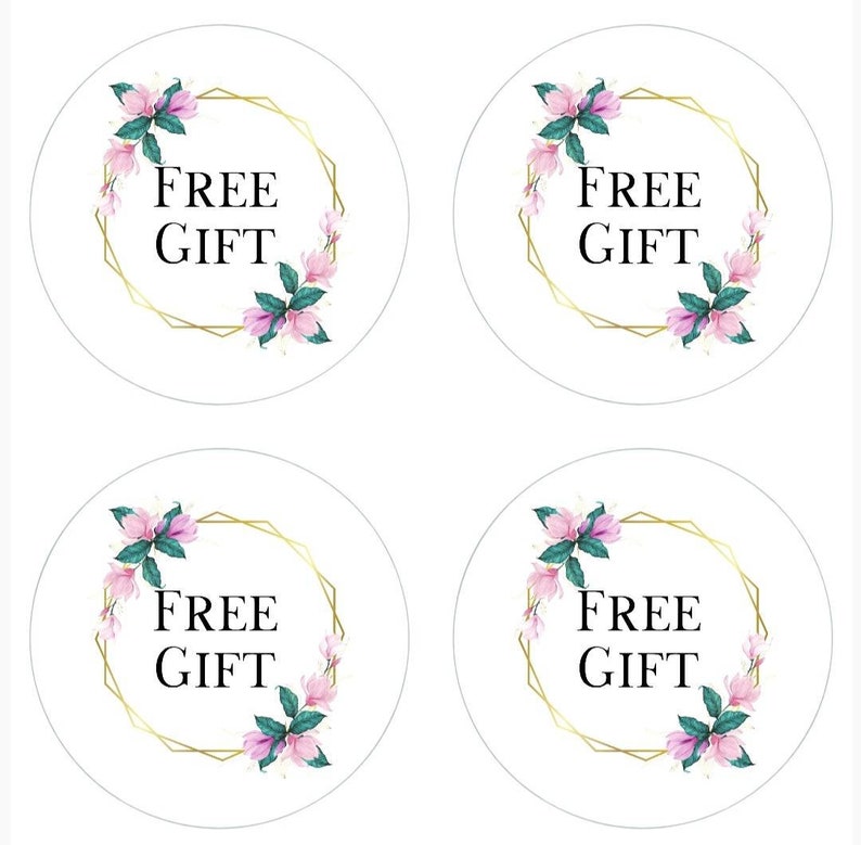 Free Gift Sticker Freebie Sticker Free Sample Sticker | Etsy