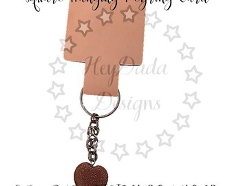Keyring Card Template Svg - Etsy