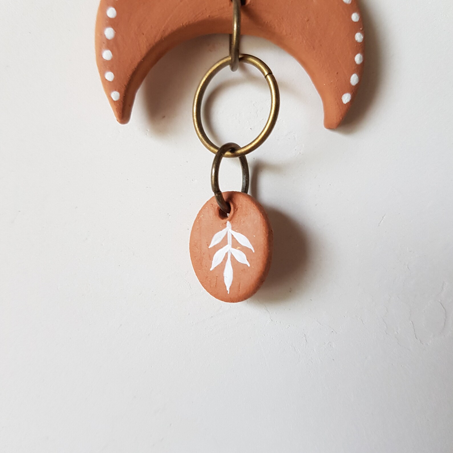 Terracotta Sun and Moon Phases Wall Hanging Sun Face Wall | Etsy