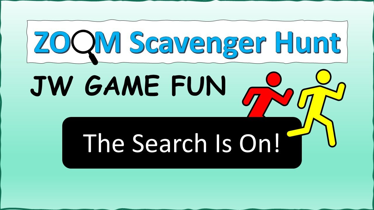 JW Game Night | Instant Download | Zoom Game | Fun JW Game | Scavenger ...