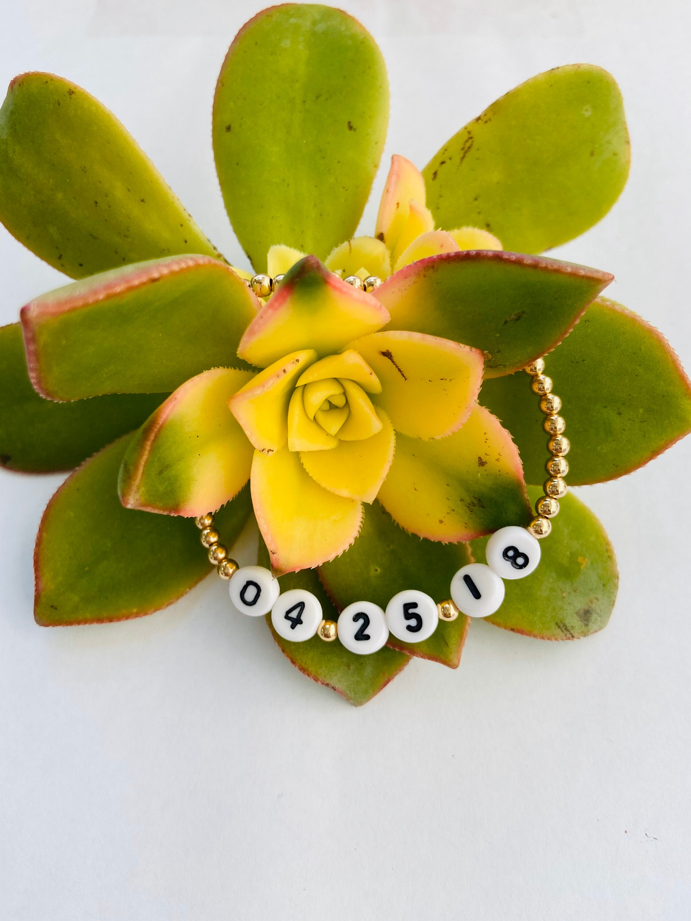 Numbers Bracelet, Personalized - Etsy