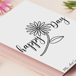 Happy Day Svg Happy Svg Fleur Svg Feel Good Svg T-shirt - Etsy