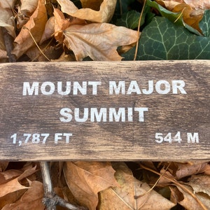 Mount Major Summit Sign NH Belknap - Etsy