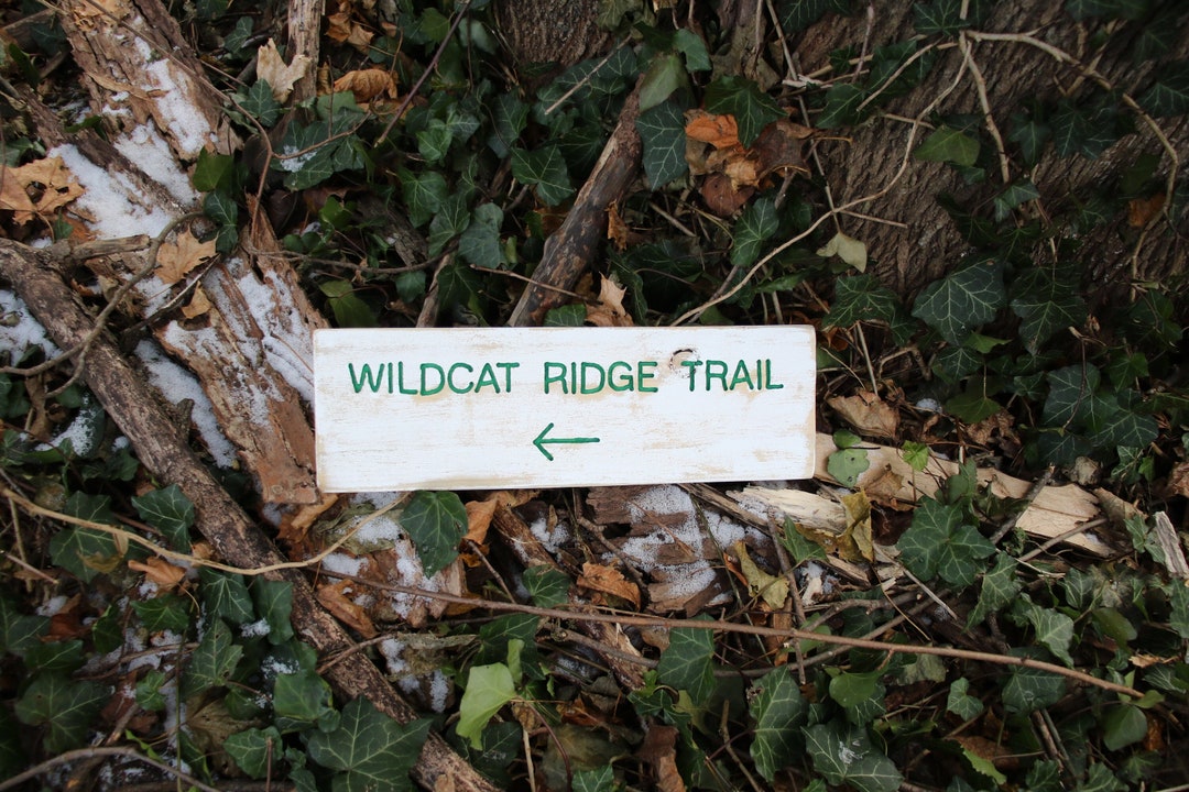 Wildcat Ridge Trail Sign - Etsy
