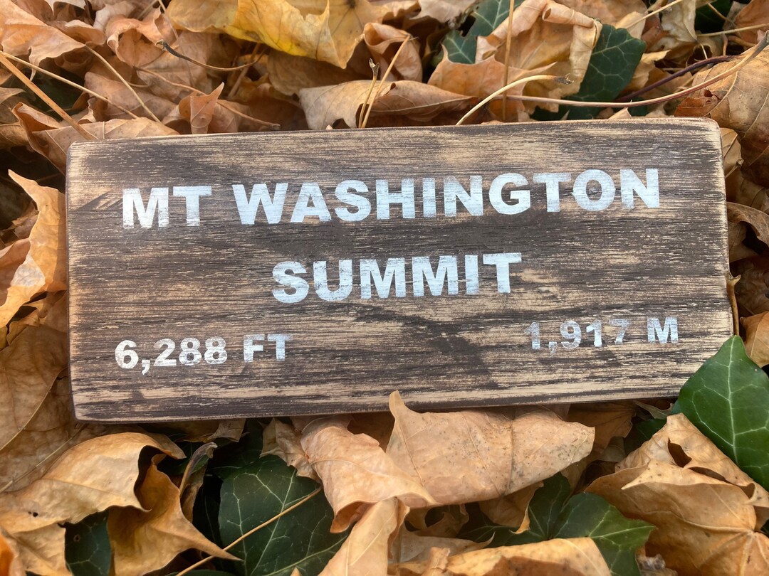 Mount Washington Summit Sign NH - Etsy