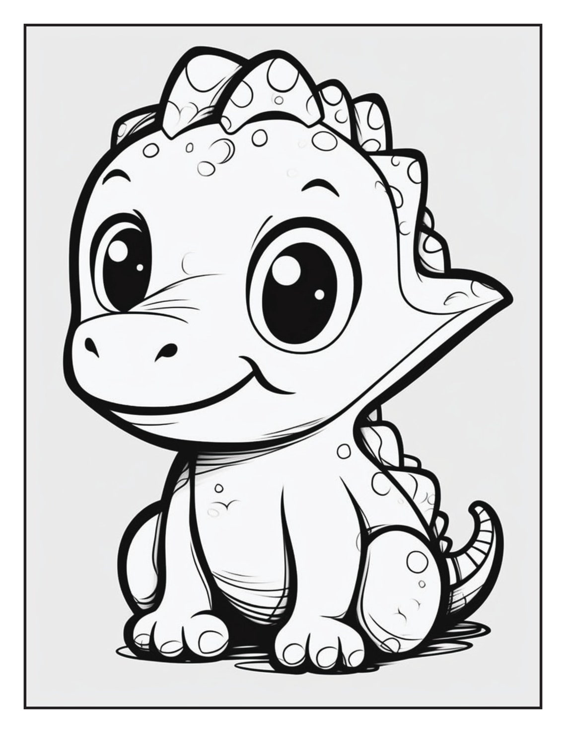 50 Cute Baby Dinosaurus Coloring Pages,kids Printable Coloring Pages ...