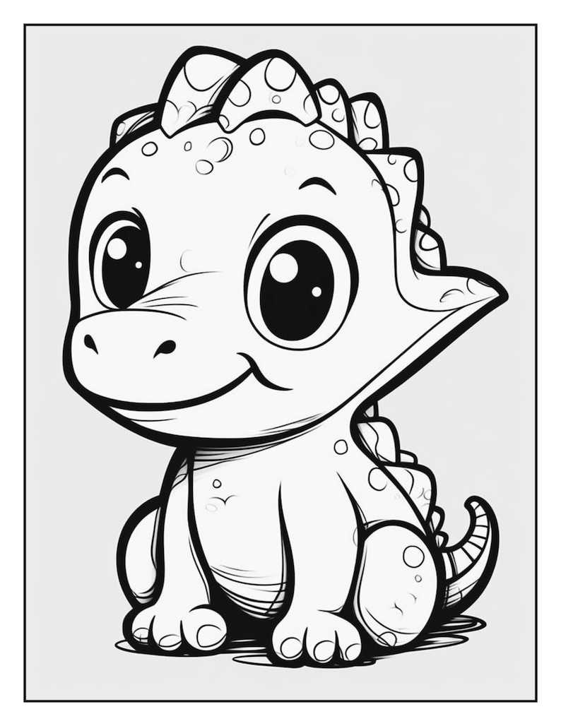 50 Cute Baby Dinosaurus Coloring Pages,kids Printable Coloring Pages ...