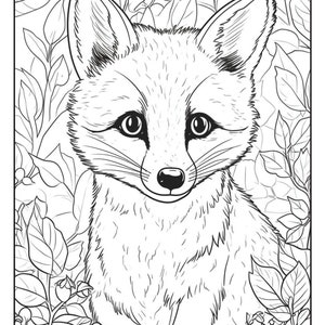 Wild Animals Coloring Pages: 50 Kids Printable Designs (digital ...
