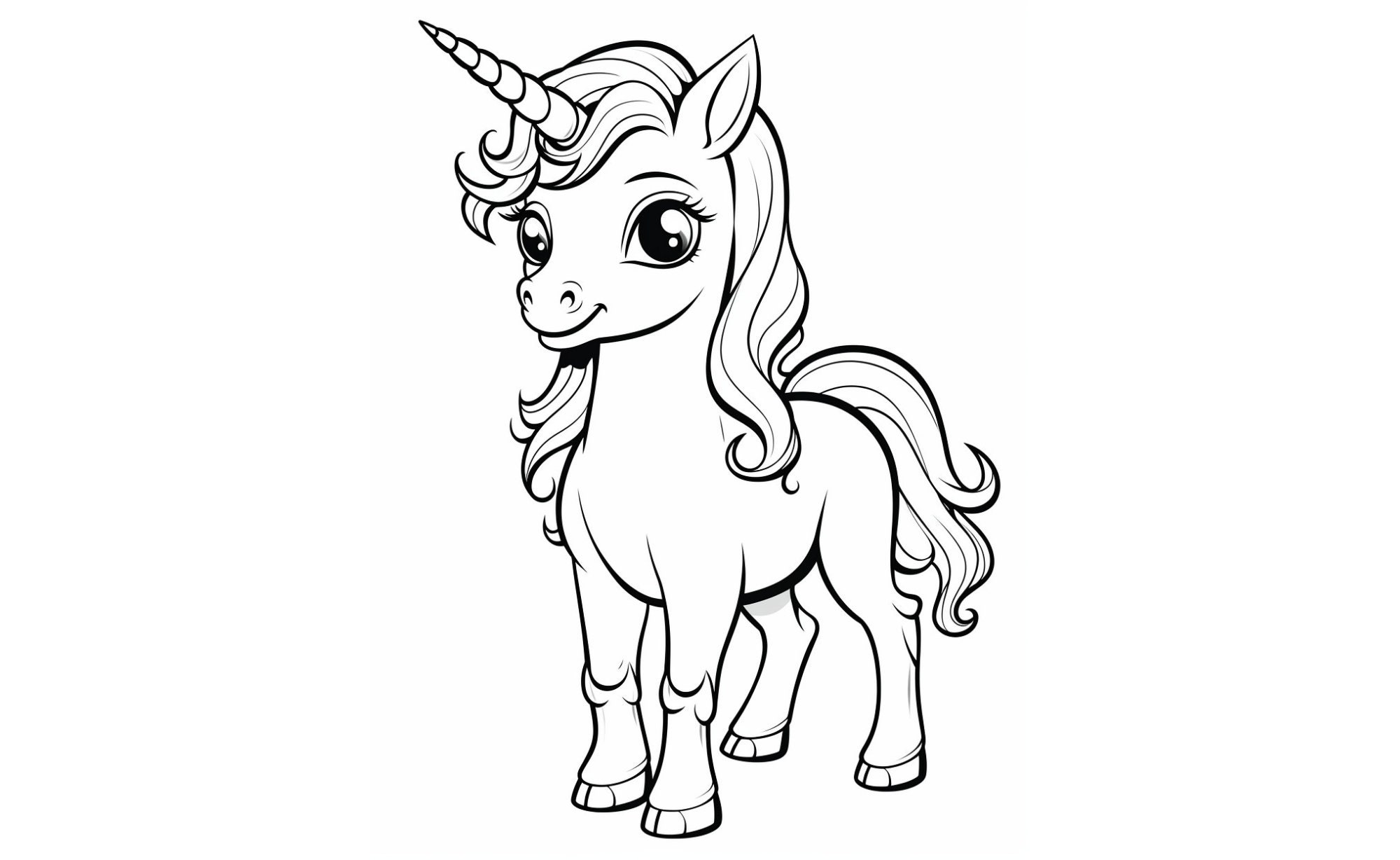 Unicorn Coloring Pages for Kids: 50 Page Book (digital Download) - Etsy