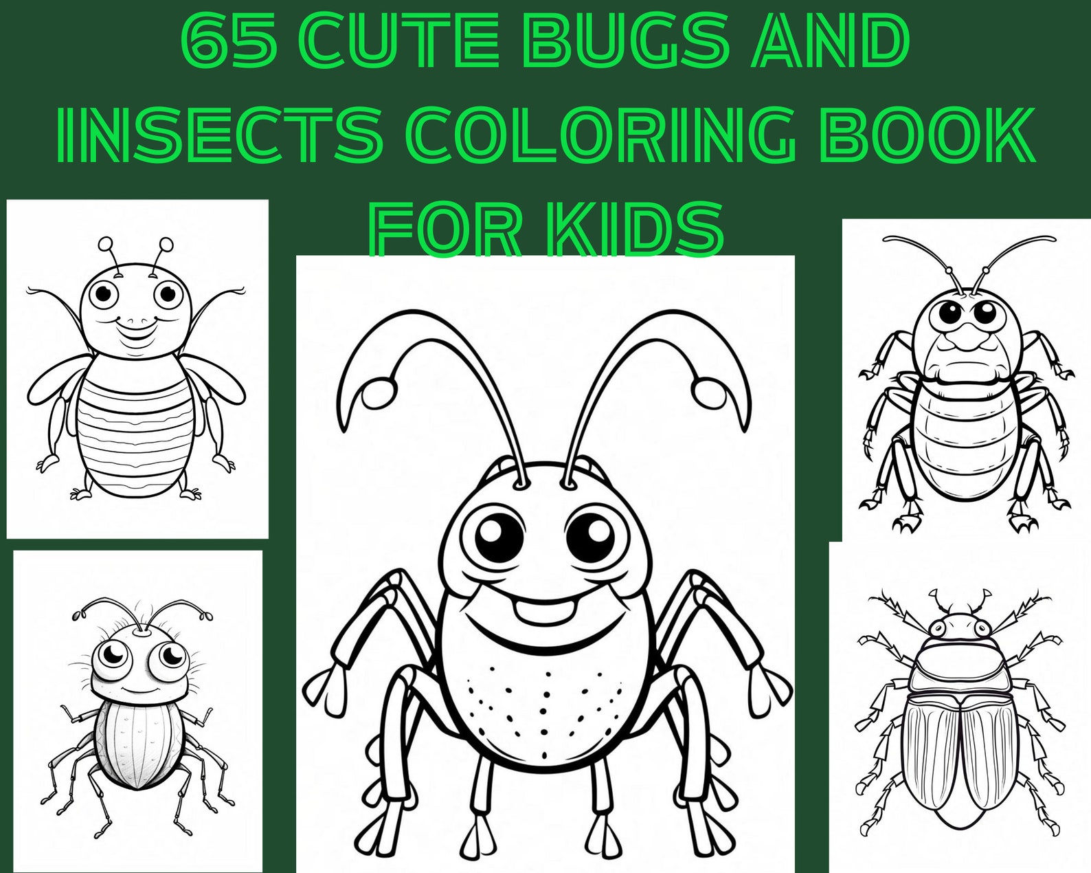 65 Printable Bugs and Insects Coloring Pages for Kids ,coloring Sheets ...