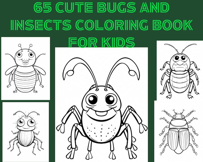 65 Printable Bugs and Insects Coloring Pages for Kids ,coloring Sheets ...